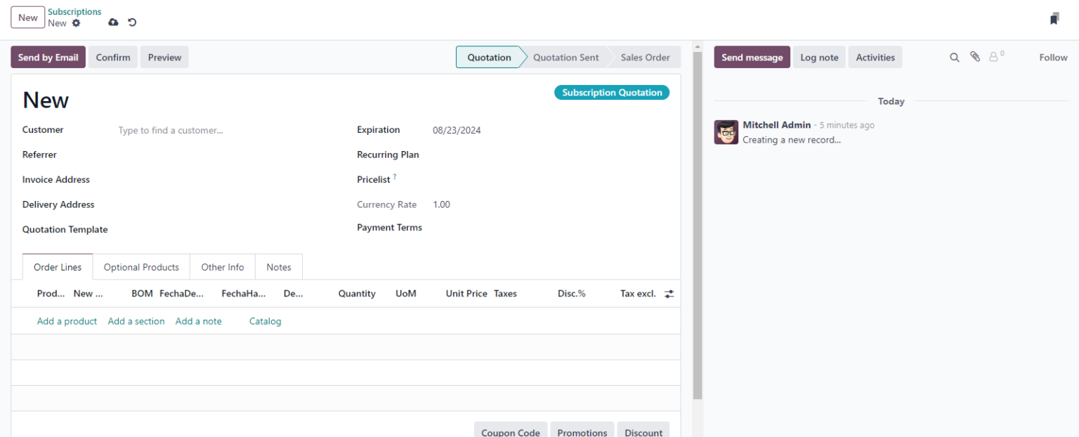 Using Odoo for Subscription Management: Automating Recurring Billing | Wan Buffer